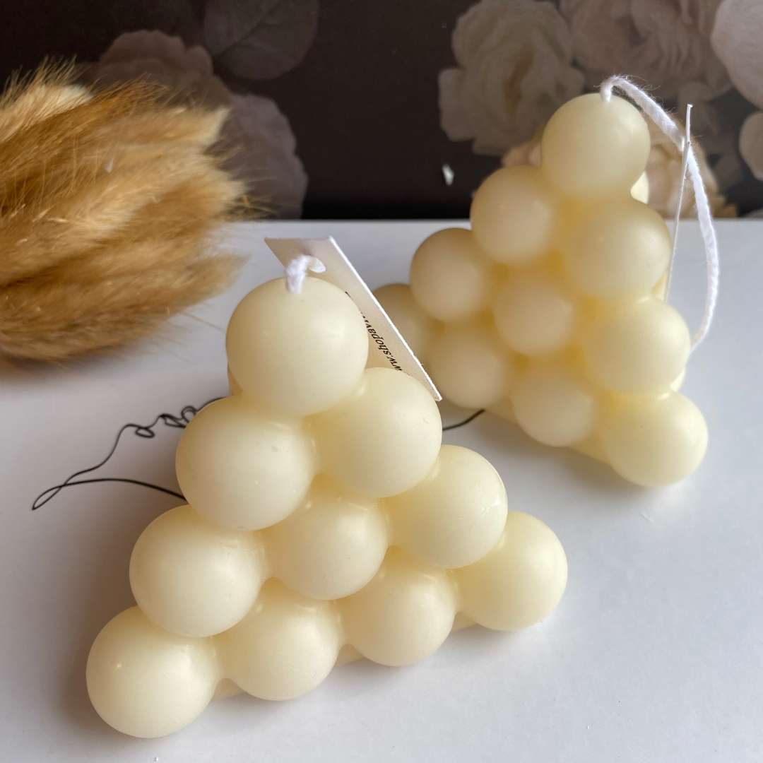 Bubble Pyramid Candle - Natural Candles for Home Decor | AVIV