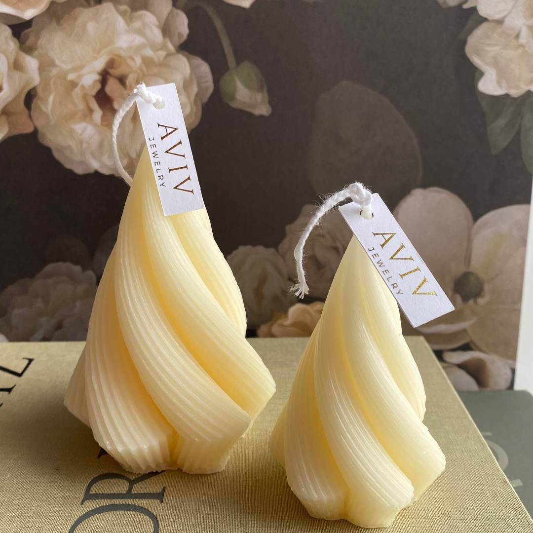 Wavy Tree Candle - Natural Candles for Home Decor | AVIV